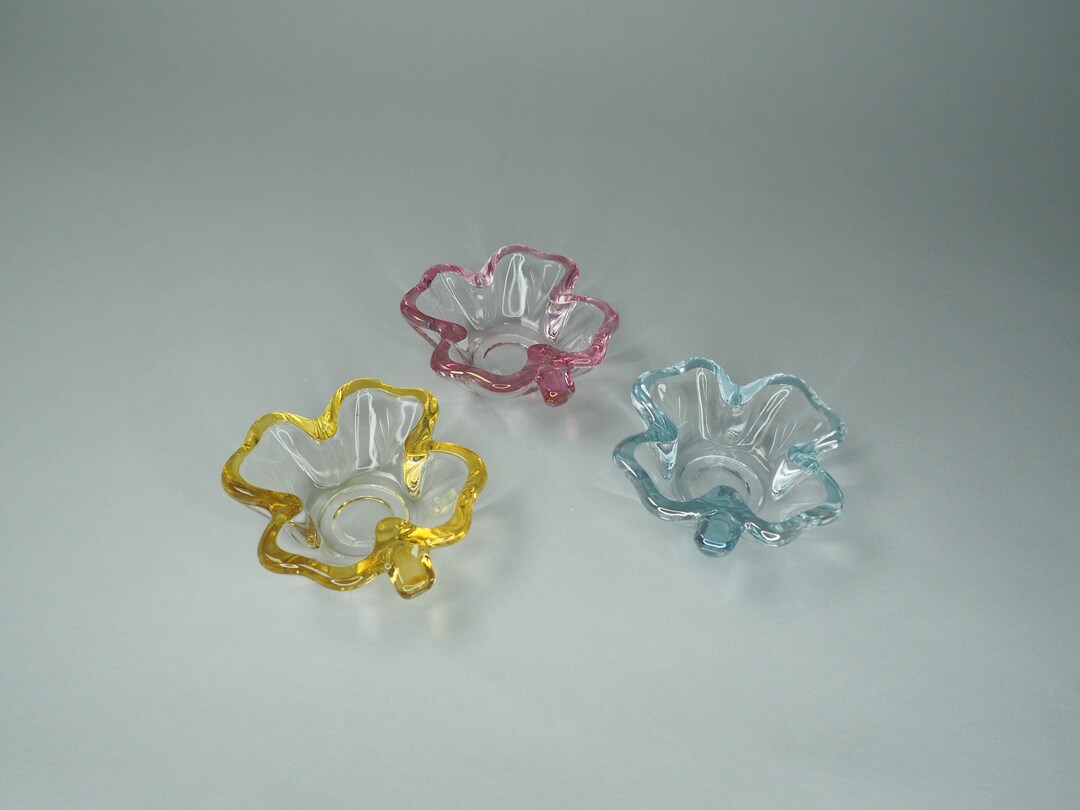 Vintage Mid Century Four Leaf Clover Shaped Bowl Dish Set - Etsy