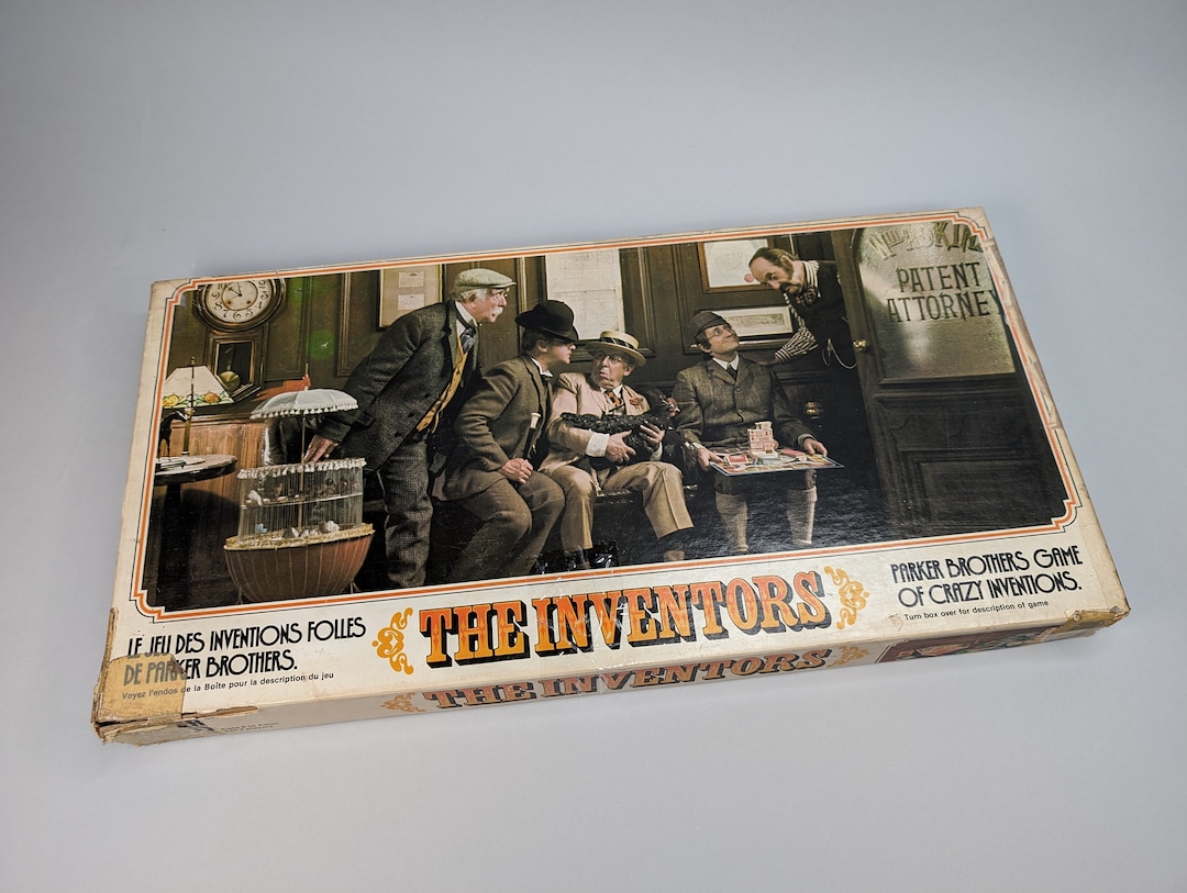 Vintage 1974 Parker Brothers Board Game the Inventors Bilingual Version ...
