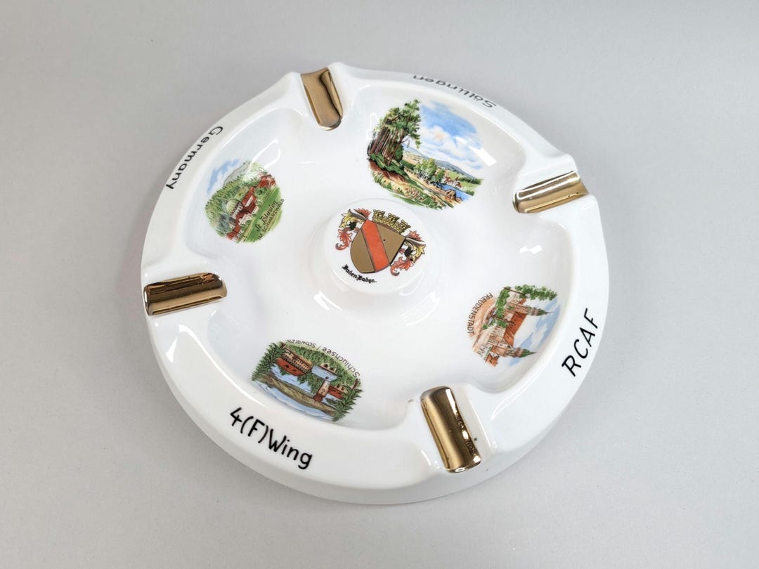 Vintage Konigl. Pr. Tettau Porcelain RCAF 4 Wing Baden-sollingen ...