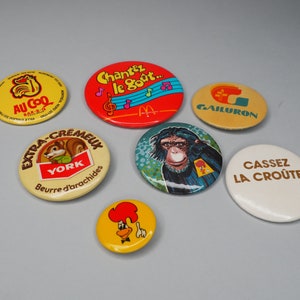 Vintage Fast Food & Brands Pinback Buttons Lot - Etsy
