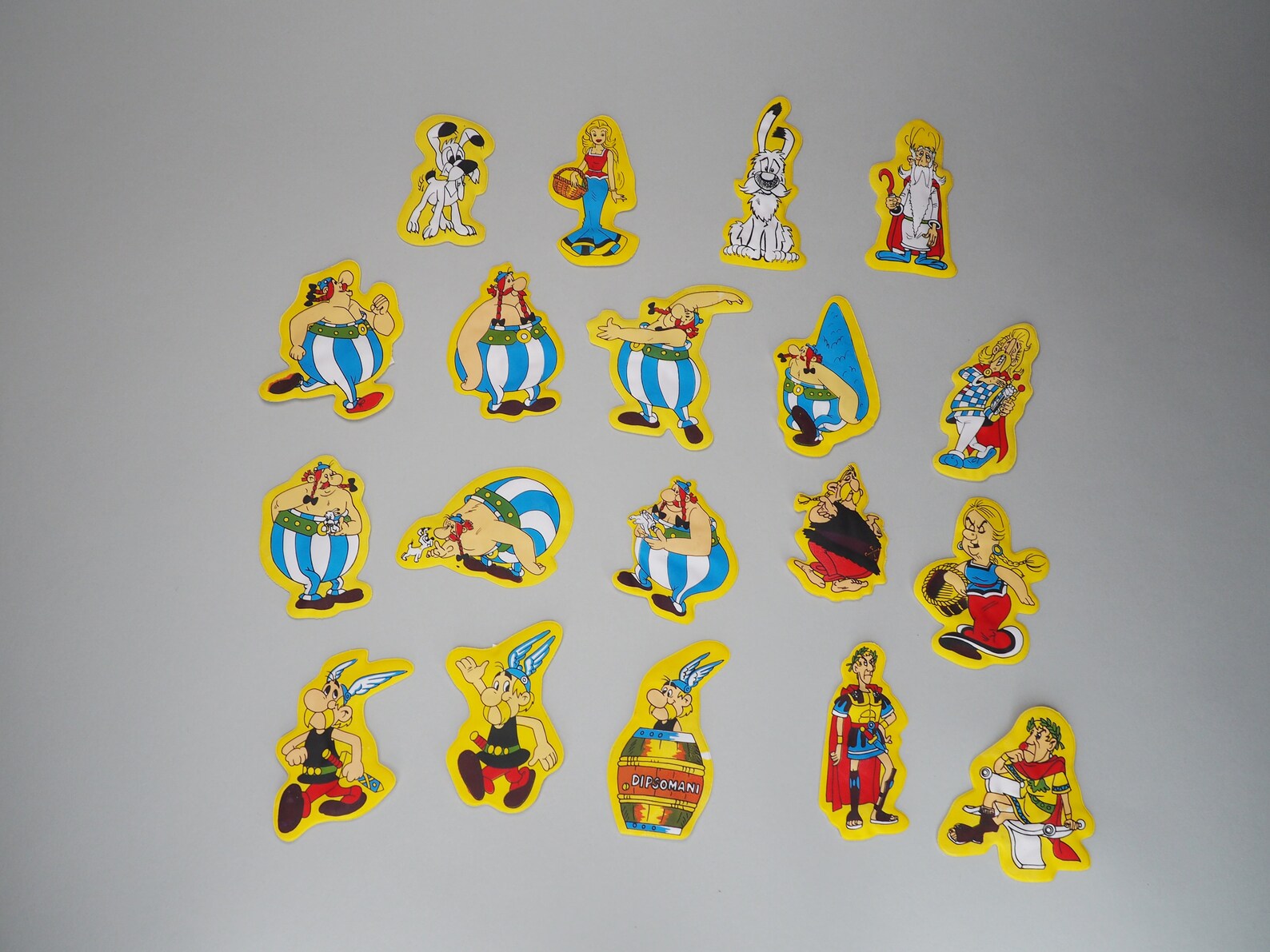 Vintage 1978 Asterix & Obelix Magnets and Store Display Board Lot ...