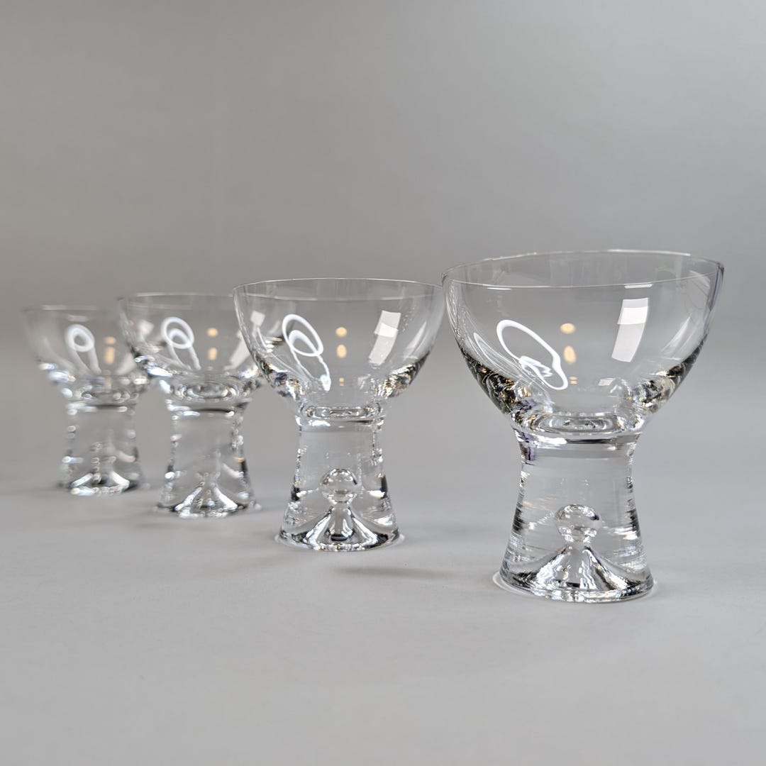 Vintage Iittala Tapio Wirkkala Finland Sherry 9cl Glasses Set of 4 - Etsy