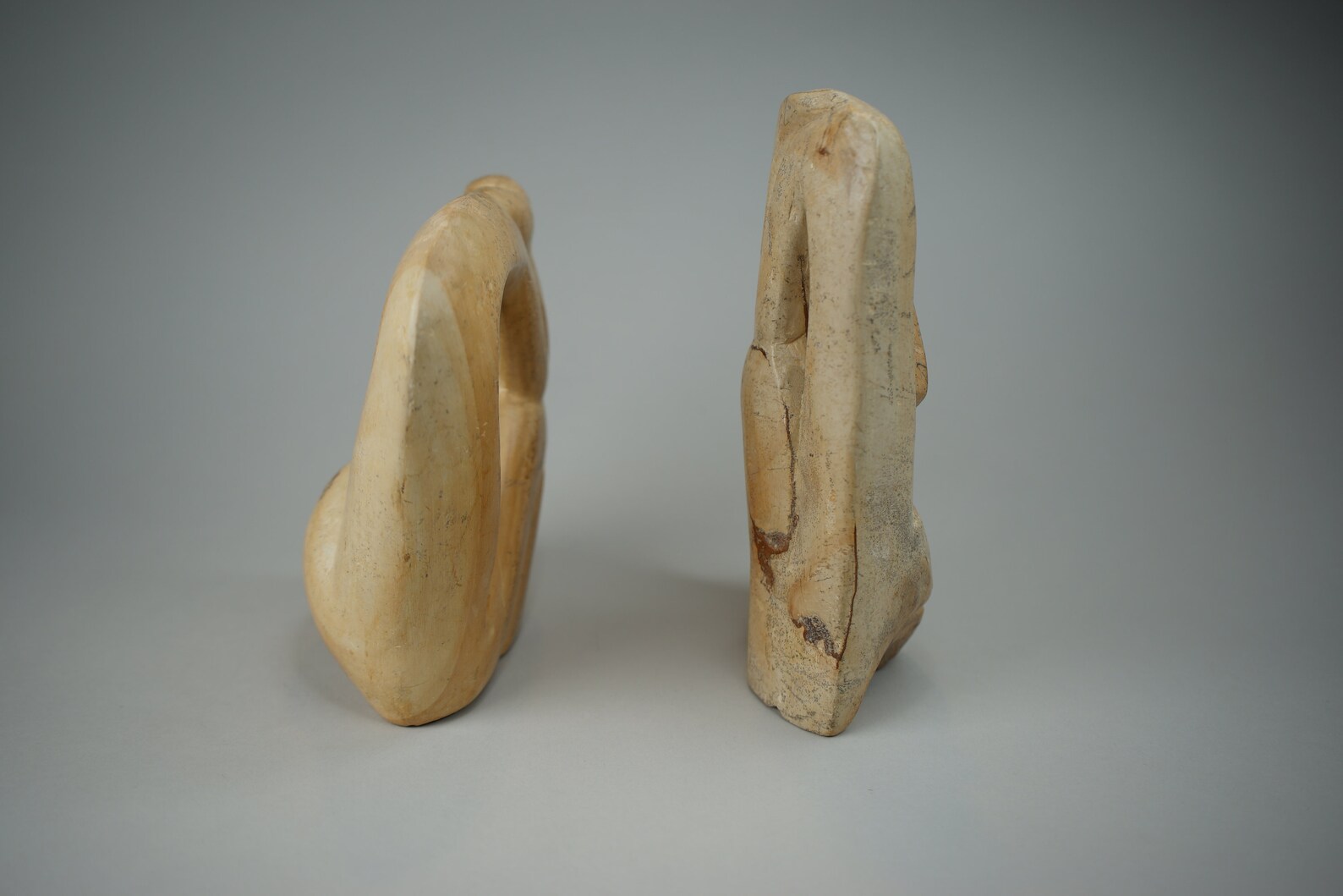 Vintage Contemporary Modern Human Faces Alabaster Carving - Etsy Canada