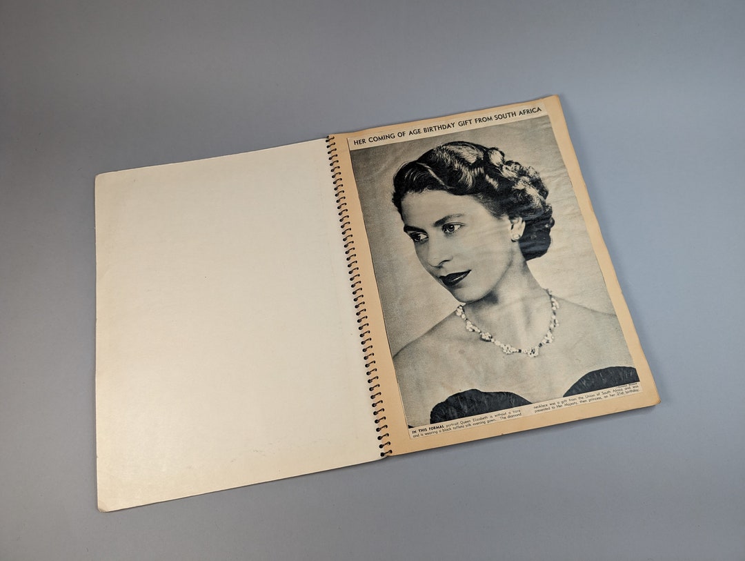 Vintage Canada Centennial Scrapbook British Royal Family Newspapers ...