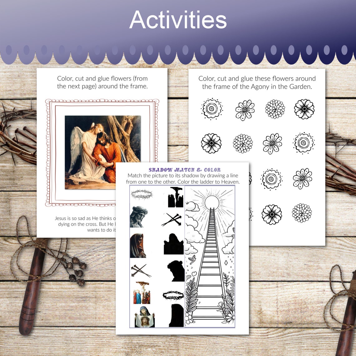 A Bundle of Printable Lenten Activities for Your Children ~ A Journey ...
