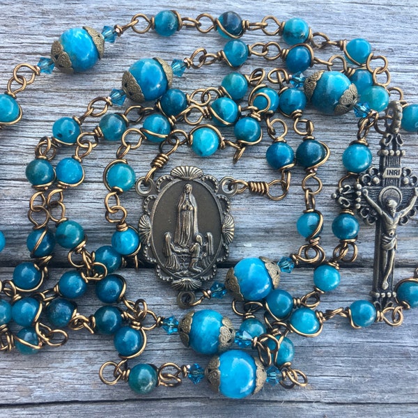 Wire Wrapped Rosary - Etsy