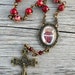 Surrender Novena Prayer Card and Wire Wrapped Chaplet~catholic Rosary ...