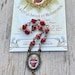 Surrender Novena Prayer Card and Wire Wrapped Chaplet~catholic Rosary ...