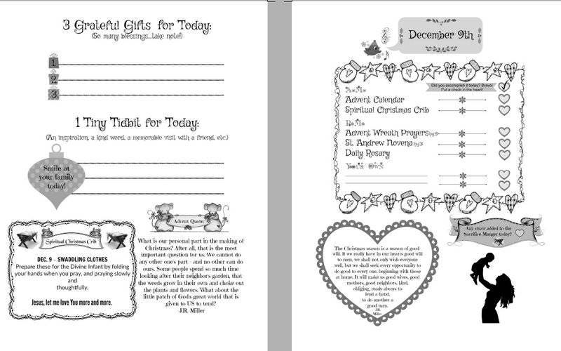 The Catholic Mother's Traditional Advent Journal - Etsy