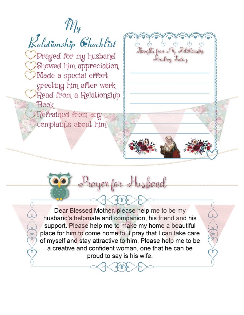 Catholic Wife's 30 Day Printable Journal ~ Gratitude Printable Journal ...