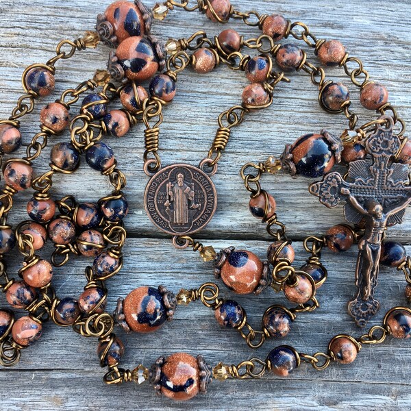 Wire Wrapped Rosary - Etsy