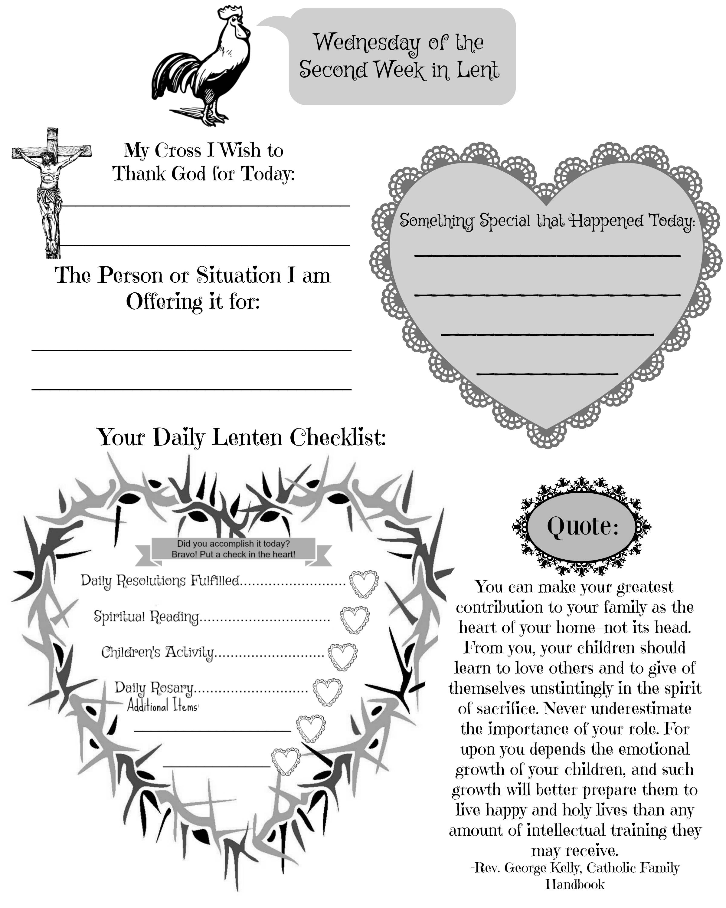 The Catholic Mother's Traditional Lenten Journal - Etsy