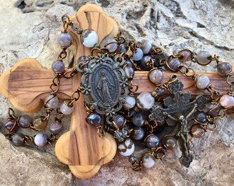 Wire Wrapped Rosary - Etsy