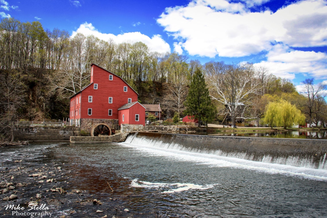 Clinton Mill, Clinton NJ, Monumento Histórico, Paisaje, NJ, Hotografía ...
