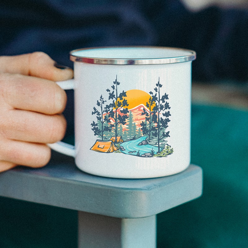 Camping Mug - Etsy