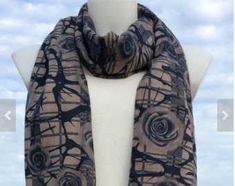 Double Layer Scarf - Etsy