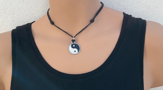 Yin Yang Pendant Yin Yang Necklace Necklace Boys Necklace | Etsy