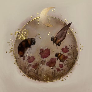 Bees Set of Eight - Etsy