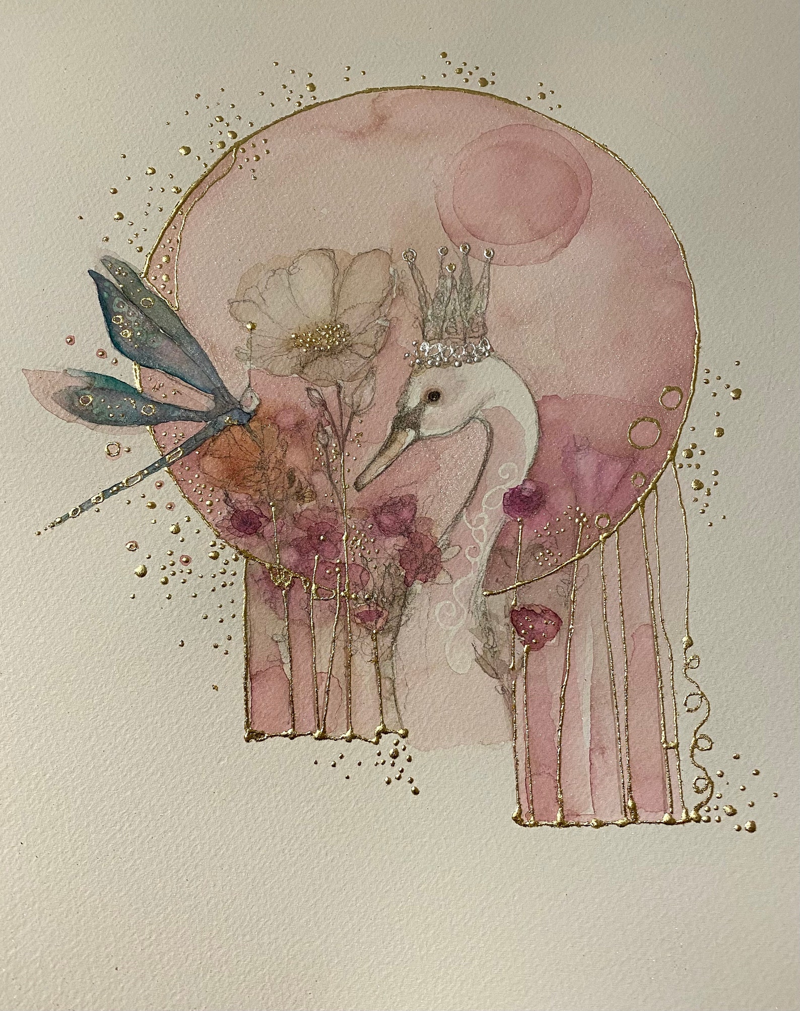 You’re Just a Little Swan (12” X 16”) - Etsy