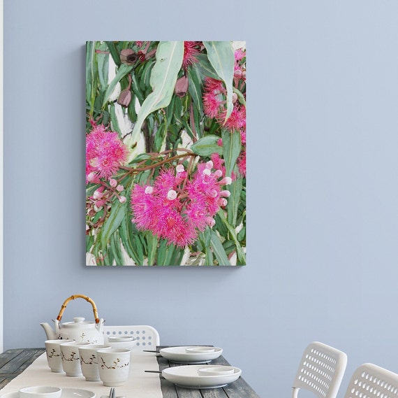 Drawing & Illustration Downloadable digital art print of pink flowering ...