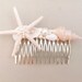 Starfish Hair Comb Beach Wedding Beach Hair Accessory - Etsy