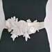 Beach Wedding Sash, Shell Bridal Sash, Bridal Sash, Ivory Belt ...
