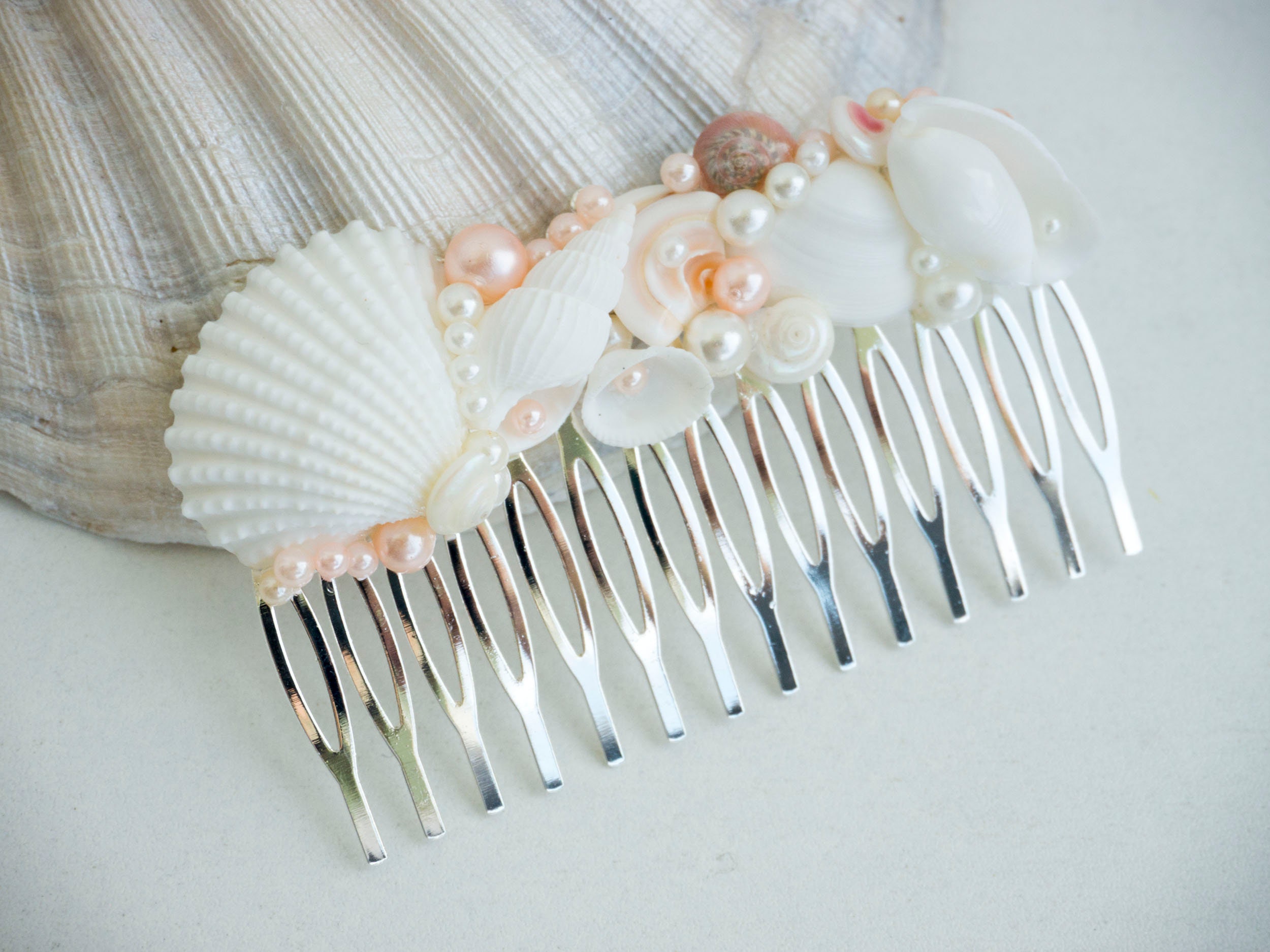 Beach Hair Comb Nautical Wedding Beach Hair Accessory | Etsy