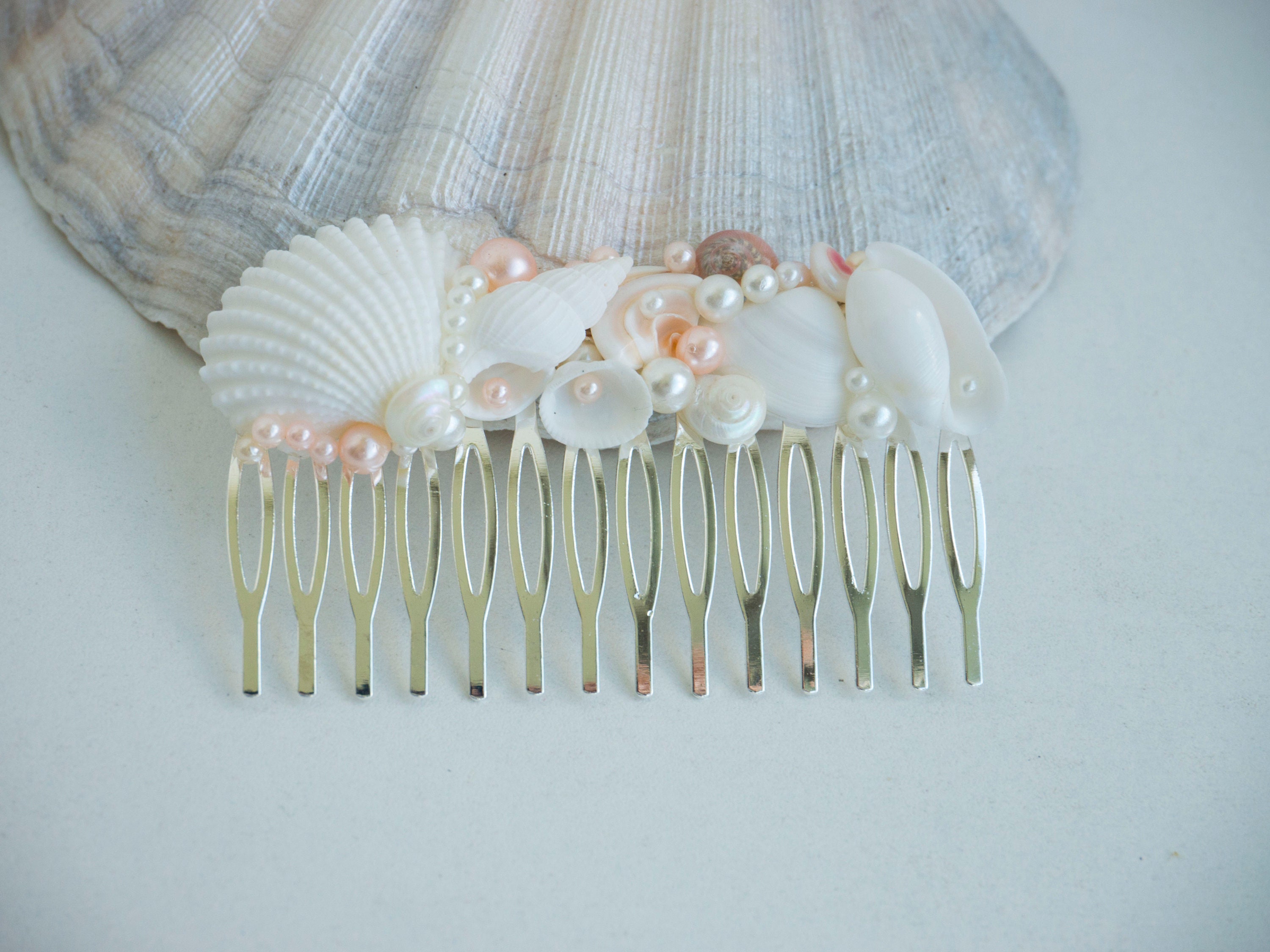 Beach Hair Comb Nautical Wedding Beach Hair Accessory | Etsy