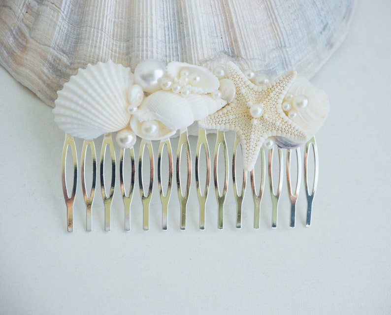 Sea Shell Hair Comb Beach Wedding Beach Hair - Etsy