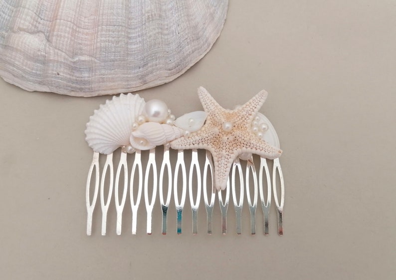 Sea Shell Hair Comb Beach Wedding Beach Hair - Etsy