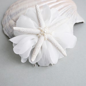 Starfish Hair Comb, Beach Wedding, Beach Hair Accessory, Seashell Hair ...