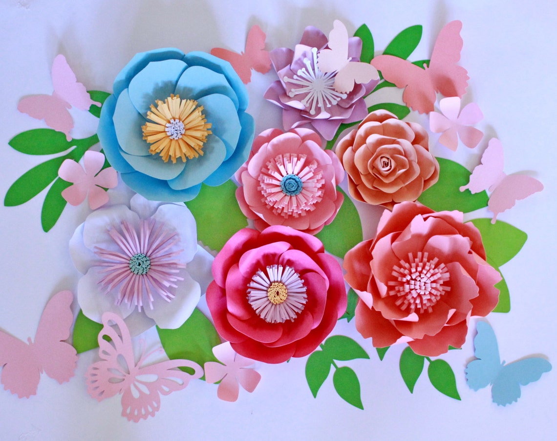 Front Door Flower Themed Party Decor - Butterfly Themed Party Decor ...