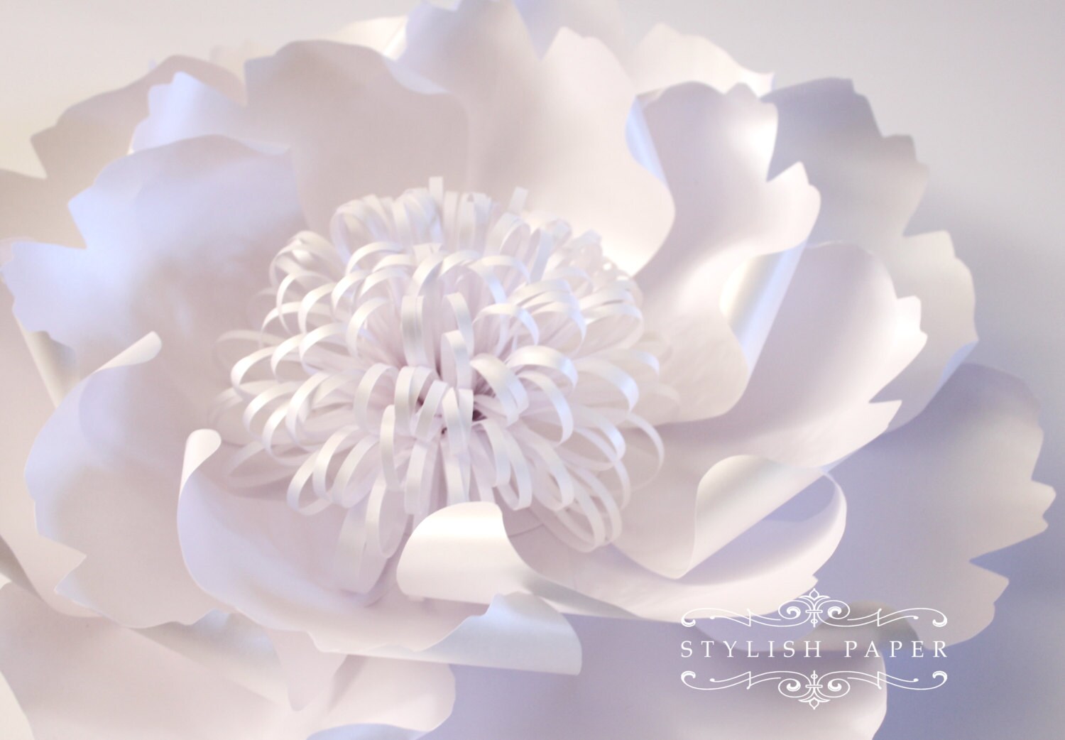 Luxury Shimmer Paper Flower Large paper flower Flower | Etsy