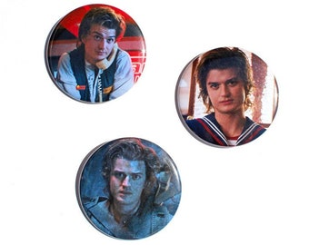 Steve Harrington Button - Etsy