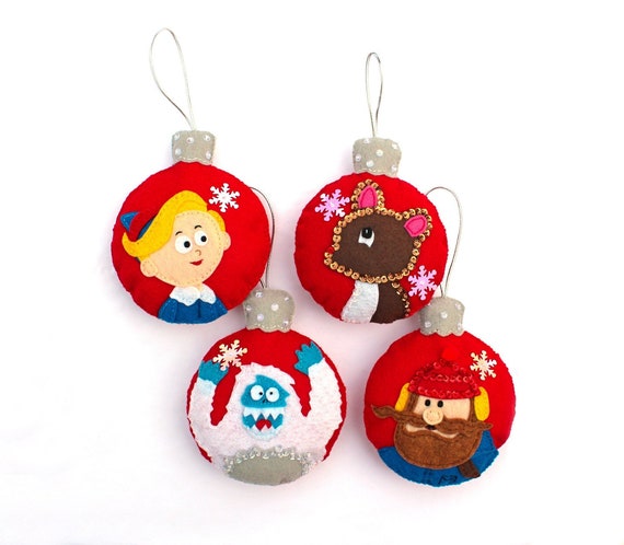 Rudolph Christmas Ornaments - Etsy