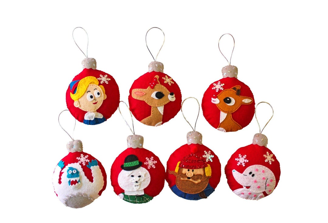 Rudolph Christmas Ornaments - Etsy
