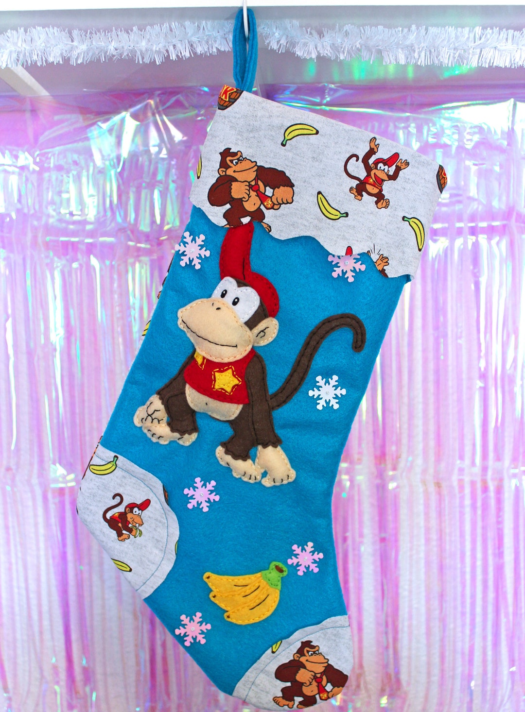 Monkey Christmas Stocking - Etsy