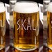 Skal Norse Toast Beer Glass, Norwegian Gift Glass (multiple Glass ...