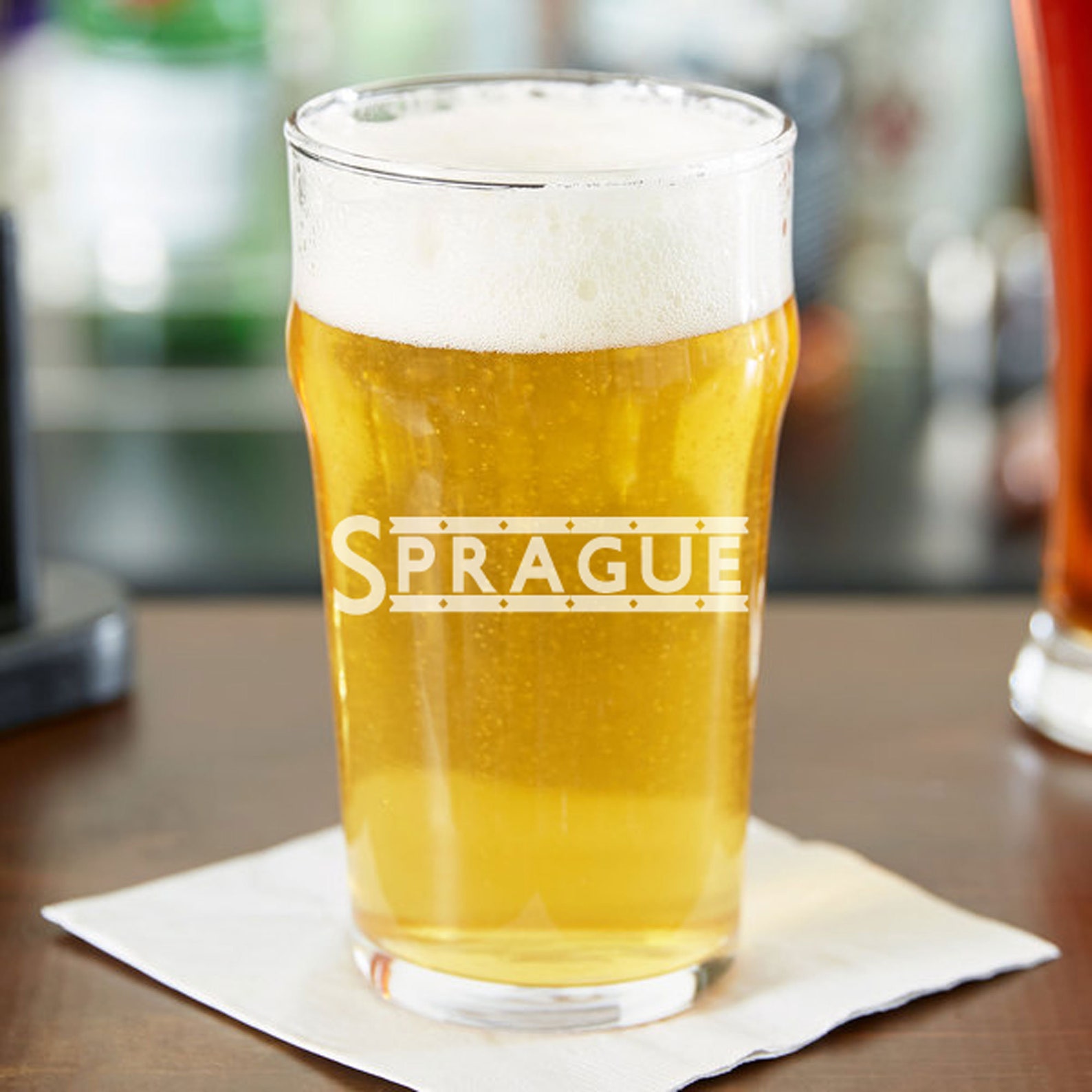 English Pint Glass 20 Oz Personalized Engraved Laser - Etsy