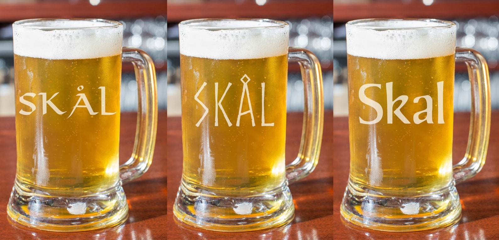 Skal Norse Toast Beer Glass Norwegian Gift Glass multiple - Etsy