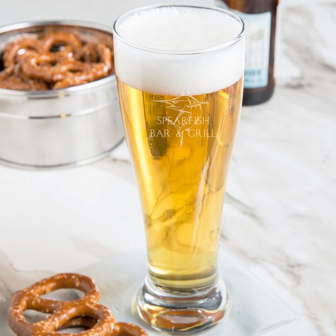 Pilsner Beer Glass 16 Oz Personalized Engraved Laser - Etsy
