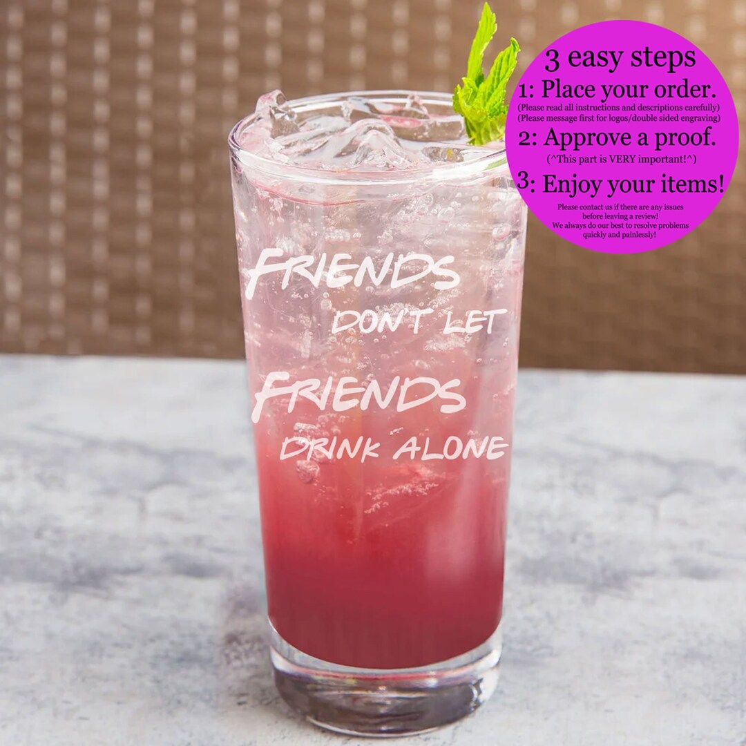 Collins Glass, 14 Oz. Cocktail Tumbler - Personalized, Engraved, Laser ...
