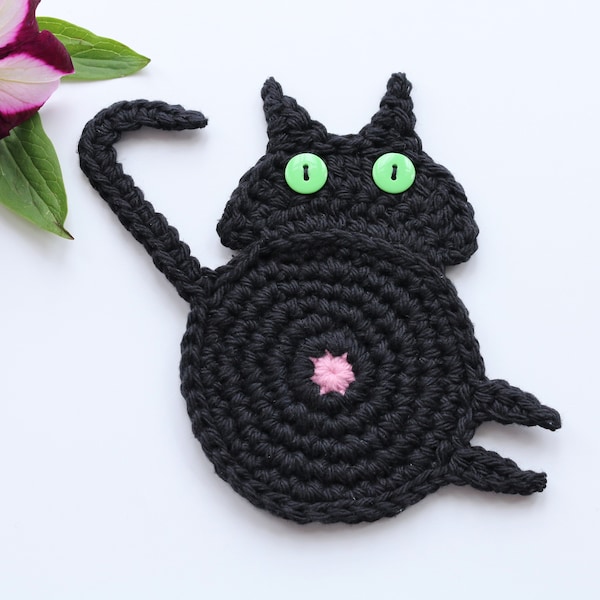 Cat Coaster - Etsy