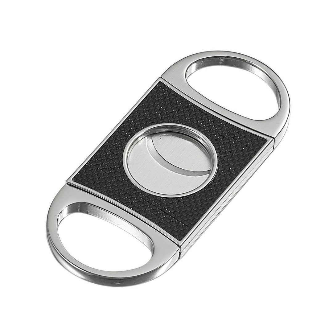 Cigar Cutter Engraved, Carbon Fiber & Polished Chrome Cigar Cutter ...
