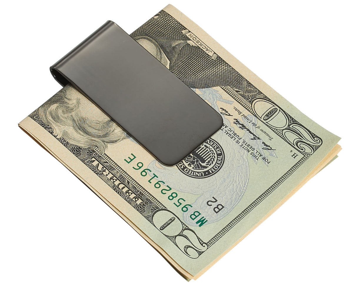 Engraved Gunmetal Money Clip: Personalized Groomsmen Gift - Etsy