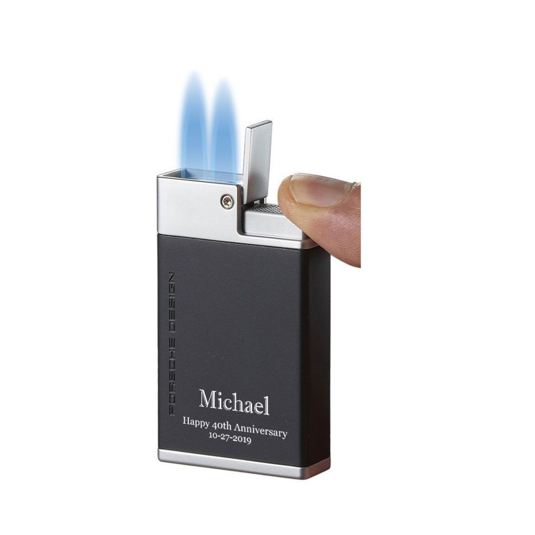 Porsche Design Lighter Engraved, Porsche Design Baden Black Matte ...