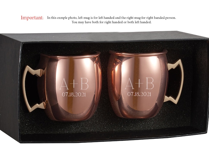 Engraved Moscow Mule Mug Set Engraved Moscow Mug Custom - Etsy