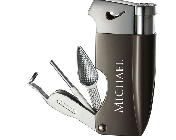 Secret Lighter Tobacco Pipe Sneak a Toke Metal Stealth Smoking Taster ...