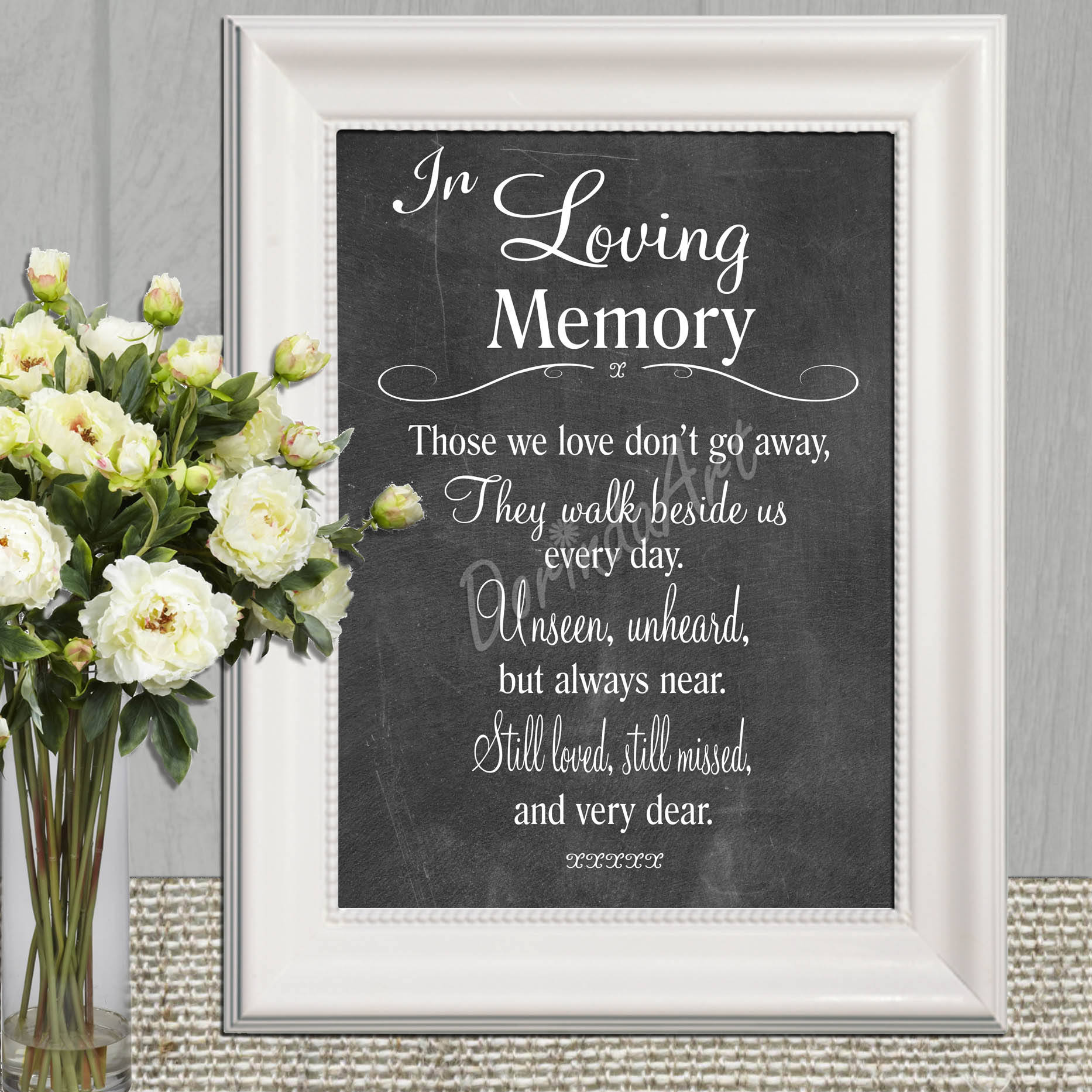 Memorial sign printable In loving memory print Wedding | Etsy
