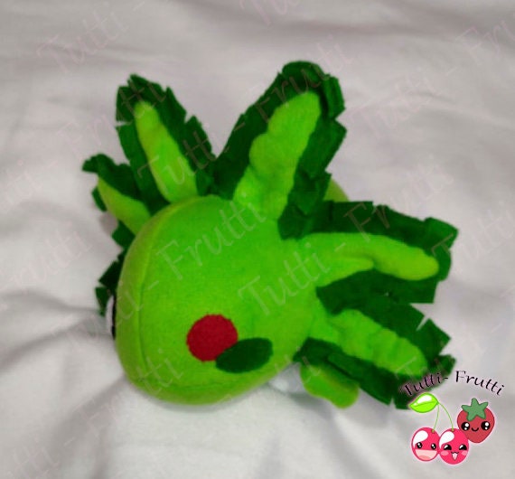 Zombie Axolotl creepy cute plushie kawaii soft plush pet | Etsy
